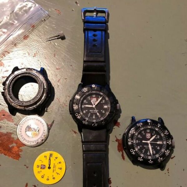 Luminox Navy Seal Watch And Various Parts For Project Or Parts ...