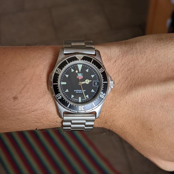 [WTS] TAG Heuer Professional Diver Quartz (90s model) | WatchCharts