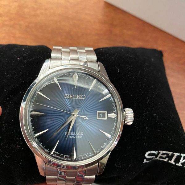Seiko Presage Cocktail Blue Dial on Bracelet | WatchCharts Marketplace