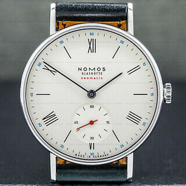 Nomos 130 Nomos 130 Ludwig Neomatik First Edition SS ORIGINAL BOX AND ...