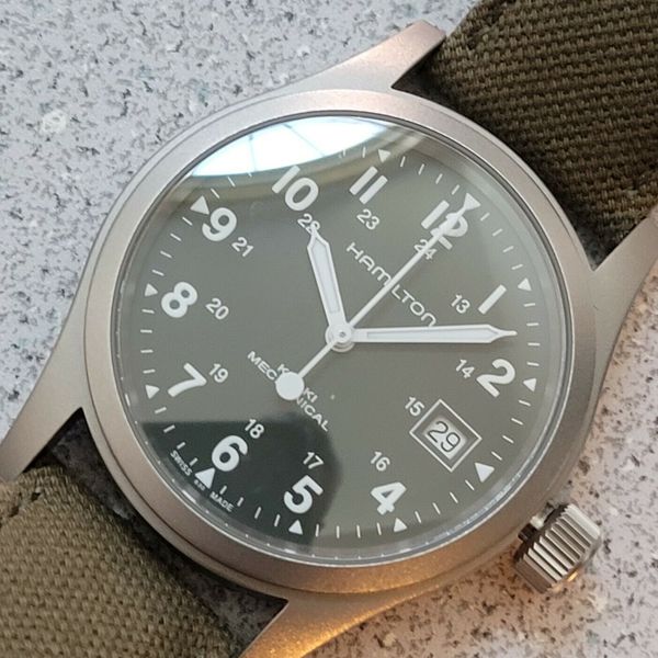 Hamilton Khaki Mechanical Field Watch H694190 | WatchCharts Marketplace