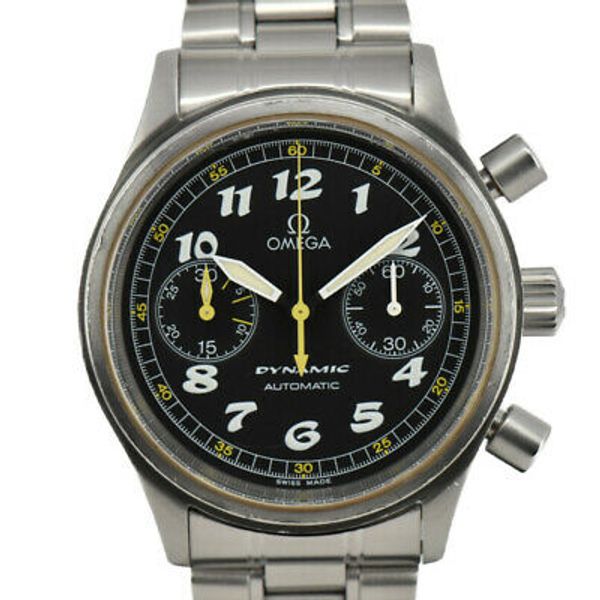 OMEGA dynamic 5240.50 Chronograph Black Dial Cal.1138 Men's Watch H ...