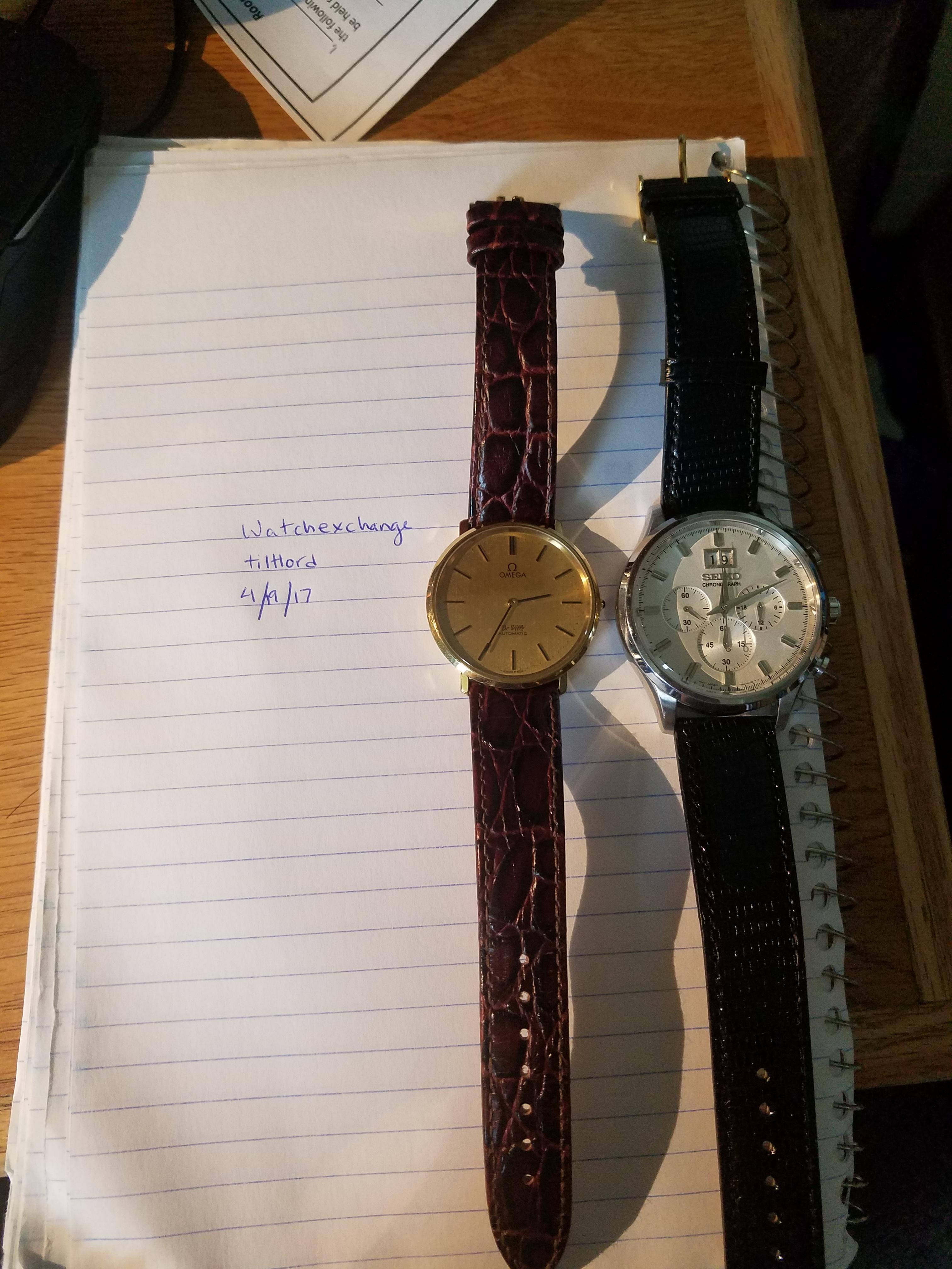 [WTS] Omega Deville Caliber .711 and Seiko SPC079 | WatchCharts
