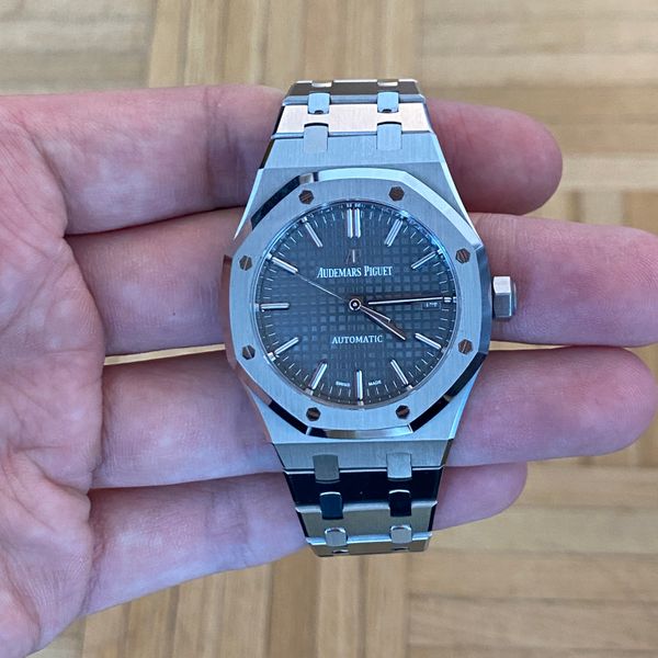 FS: 2019 AP Royal Oak 15450ST Grey Dial | WatchCharts Marketplace