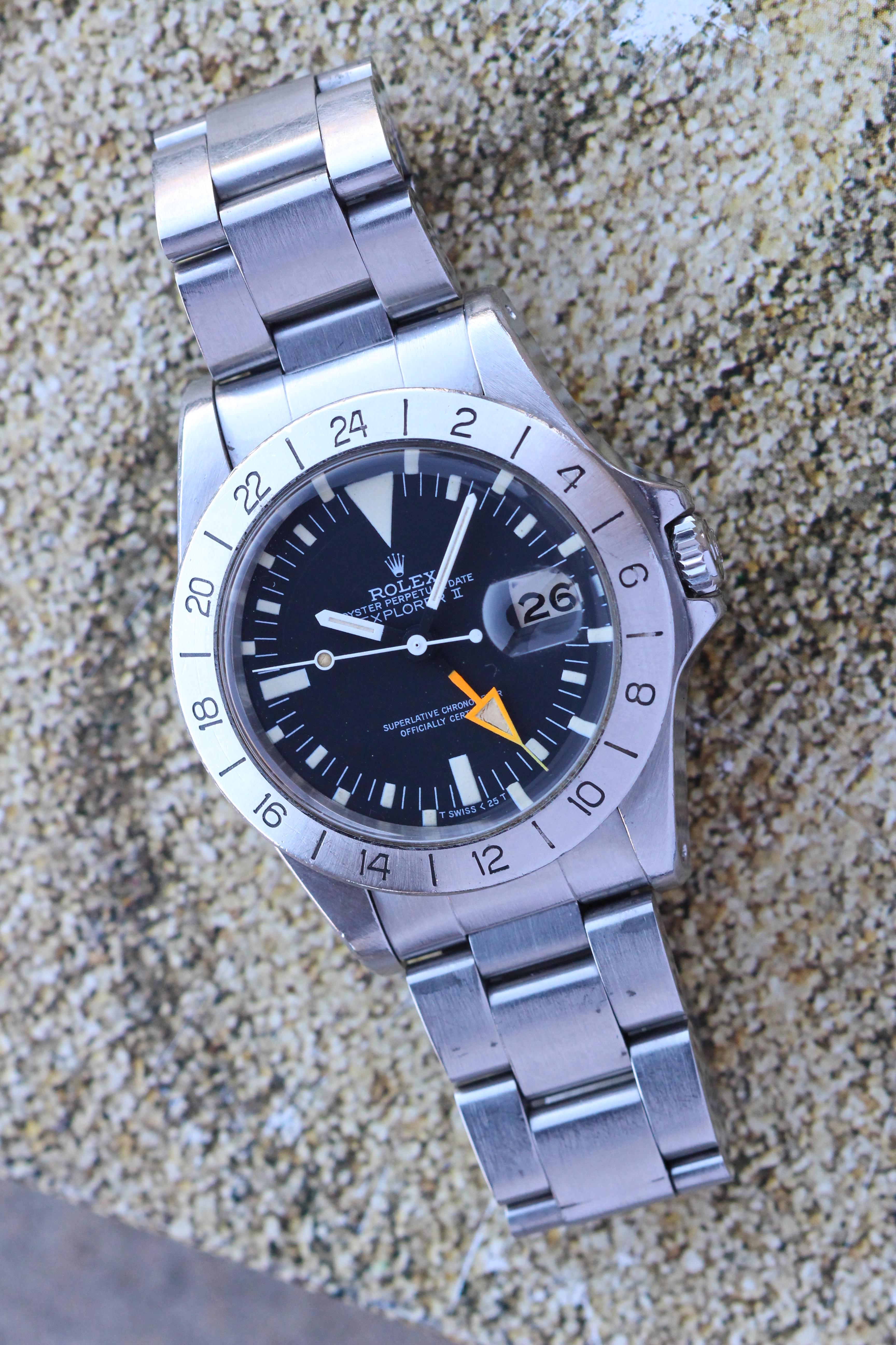 1981 Rolex Explorer II 1655 - 7.1mil - unpolished/Ridley serviced ...