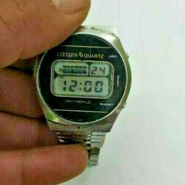 Citizen Crystron LC vintage LCD 1980's men's watch | WatchCharts ...
