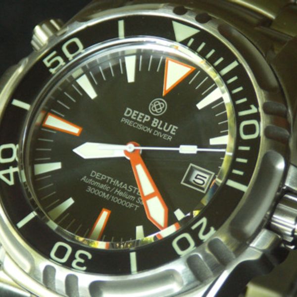 Deep Blue Depthmaster 3000 Black | WatchCharts