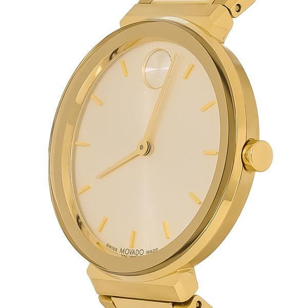 Movado Horizon Series Women's Gold ION PVD Stainless Quartz Watch ...
