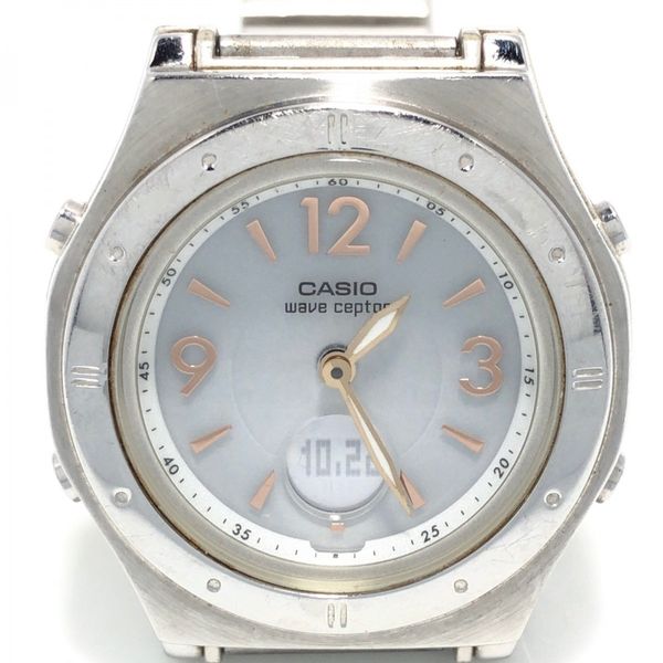[New] [Used] CASIO wave ceptor watch Tough Solar/Radio White ...