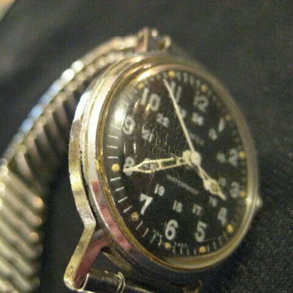 Vintage 70's TIMEX Sprite Winding Wristwatch 1158 2467 Waterproof 24Hr ...