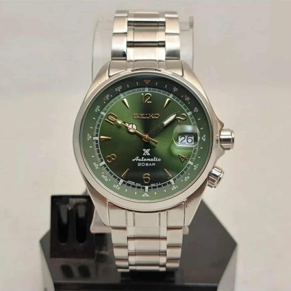 SEIKO ALPINIST MOD PROSPEX GREEN AUTOMATIC 6R35 MOVEMENT MEN'S WATCH ...