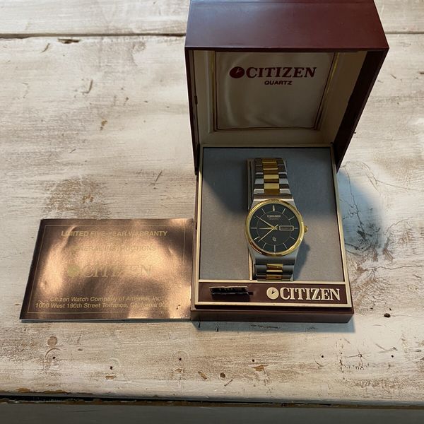 Vintage Citizen Mens Watch In Original Box With Paperwork | WatchCharts ...