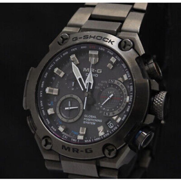 Casio G-SHOCK MRG-G1000B-1AJR Men's Solar Radio GPS Black Titanium ...