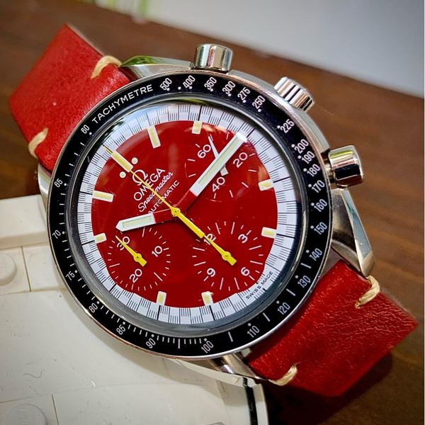 FS: ICONIC Omega Speedmaster Michael Schumacher Edition Ferrari Rosso ...