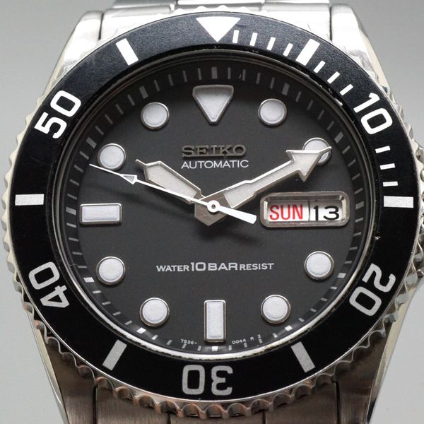 [Near MINT] SEIKO Diver's 7S26-0040 SKX031 Black Automatic Men's Watch ...
