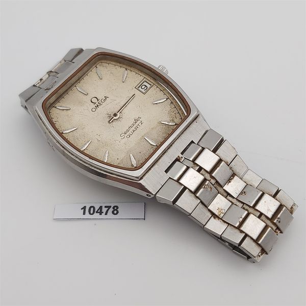 PROJECT TO FIX OMEGA SEAMASTER ARROW DIAL DATE QUARTZ SS MENS WATCH ...