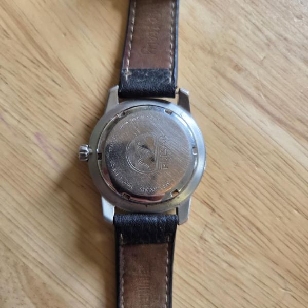 Mens Pulsar (Seiko) Kinetic 100m Watch â Militaryâ Style (black face ...