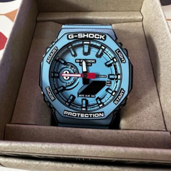 Casio G-SHOCK MANGA THEME GA-2100MNG-2AJR Men's Watch Octagon Blue F/Japan | WatchCharts Marketplace