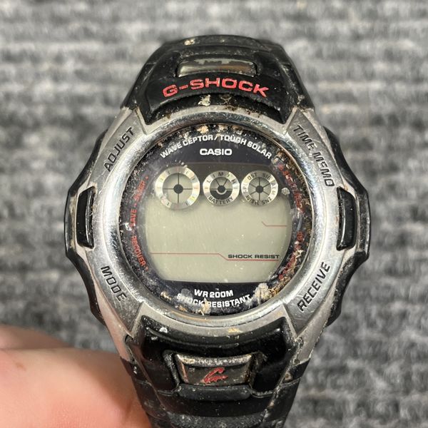 Casio G-Shock Wave Ceptor Tough Solar Digital Watch GW-500A Needs ...