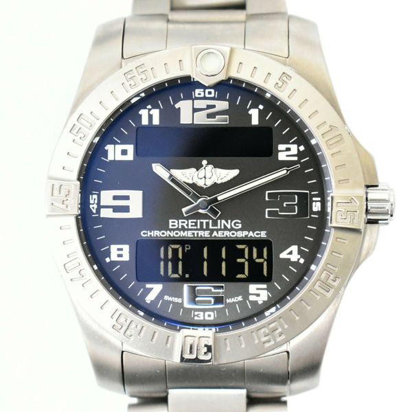 Authentic Breitling Aerospace Evo Chronometer Wrist Watch Men Quartz ...
