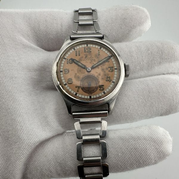 Mido 1940 Multifort Bumper Automatic Menâ s Watch Ladder Bracelet ...