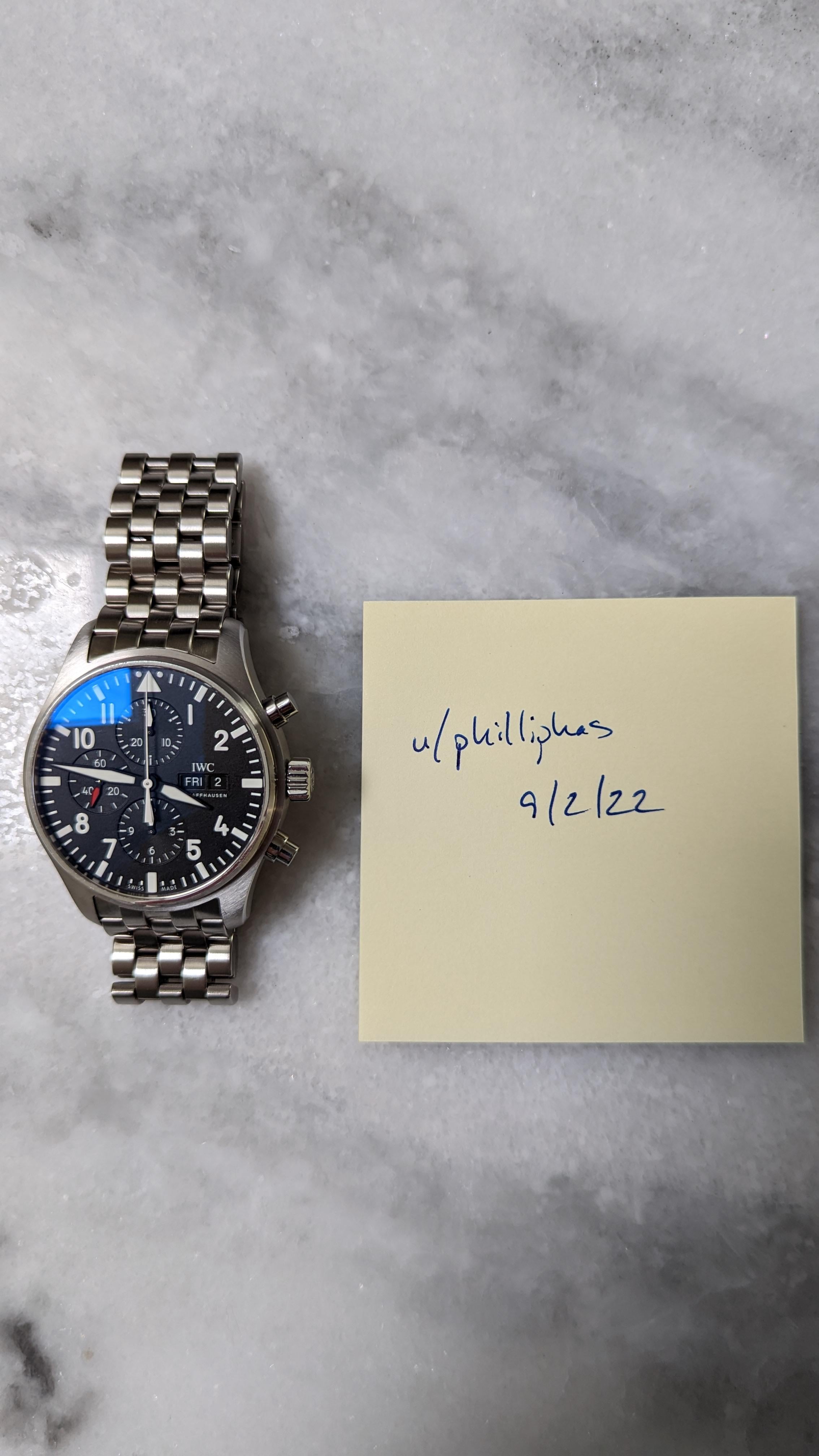 [WTS] IWC Pilot Chronograph IW377710 | WatchCharts