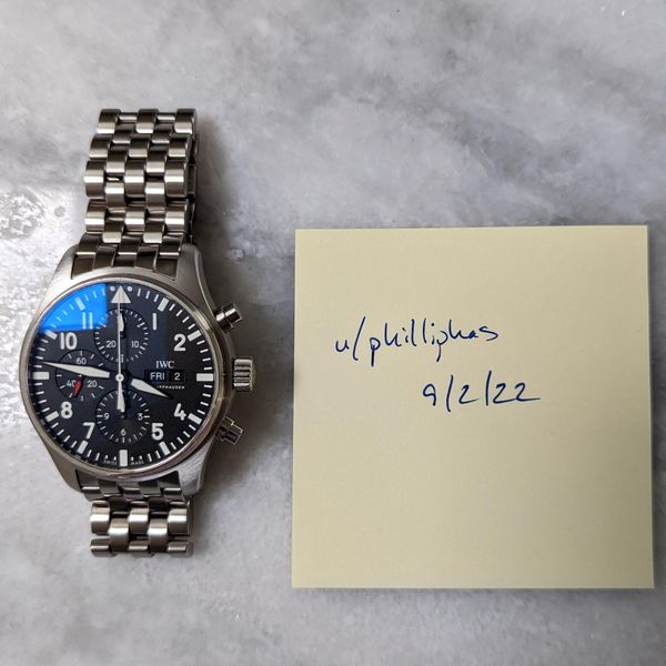 [WTS] IWC Pilot Chronograph IW377710 | WatchCharts