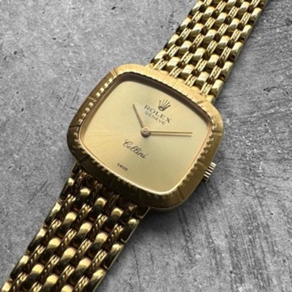 Ladies Rolex Cellini 18k Solid Yellow Gold - 4082 - 52 grams ...