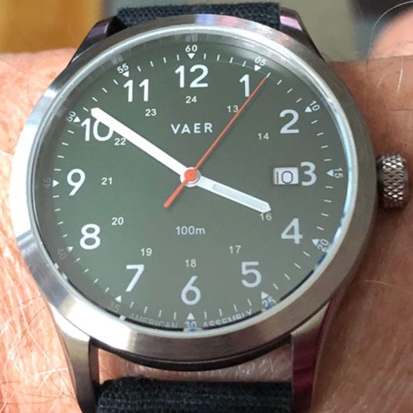 FS: Vaer Field Watch Dark Green Dial Swiss Quartz Sapphire Asking $80 ...