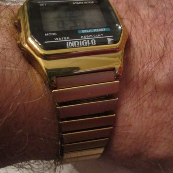 VINTAGE TIMEX INDIGLO WATCH - LIQUID CRYSTAL DISPLAY - WORKS PERFECTLY ...