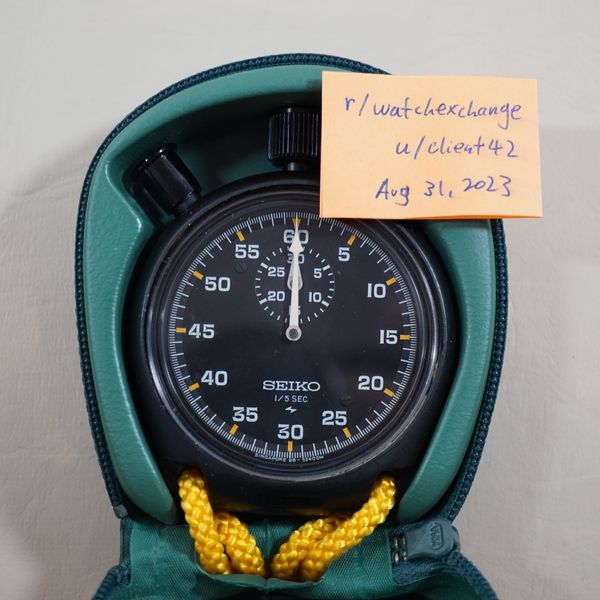 [WTS] Vintage Seiko 88-512 Handwinding 1/5 Seconds Mechanical Stopwatch ...