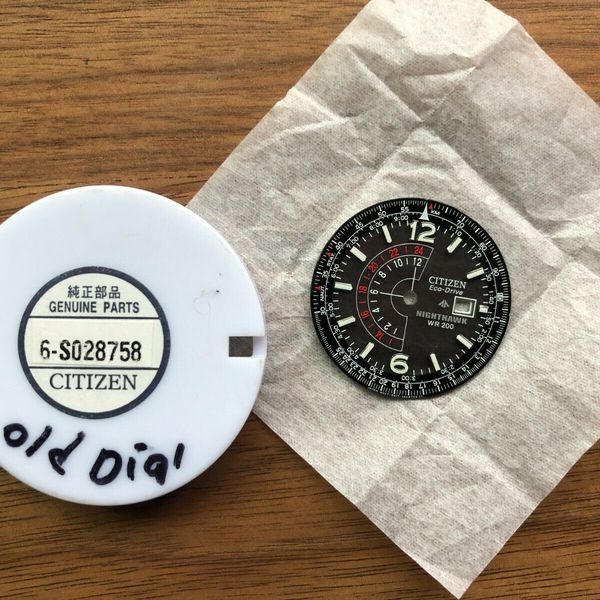 Replacement Dial for Citizen Men's Eco-Drive Promaster Nighthawk ...
