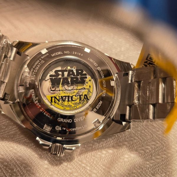 Invicta Limited Edition #215 out of 1977. Star Wars R2-D2 Mens watch ...