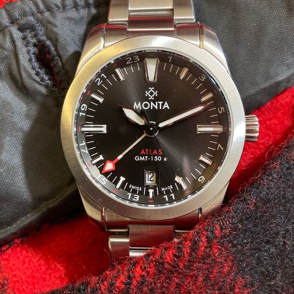 FS: Monta Atlas GMT Charcoal | WatchCharts Marketplace