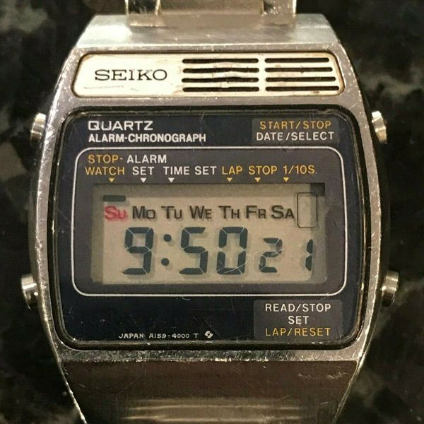 Vintage Seiko A159-4000 G LCD watch | WatchCharts