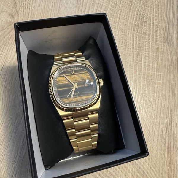 Bulova x Complecto Super Seville 97B230 Tiger's Eye Stone Dial (718 PCS ...