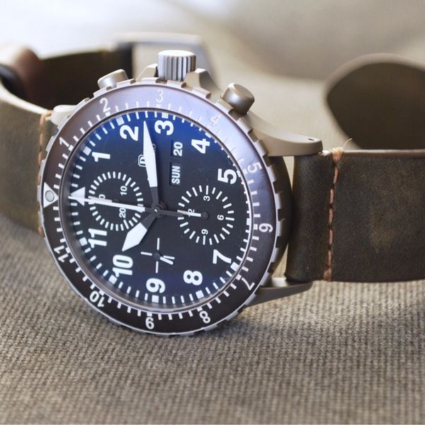The Damasko DC66 Pilot Chronograph from Worn & Wound | WatchCharts ...
