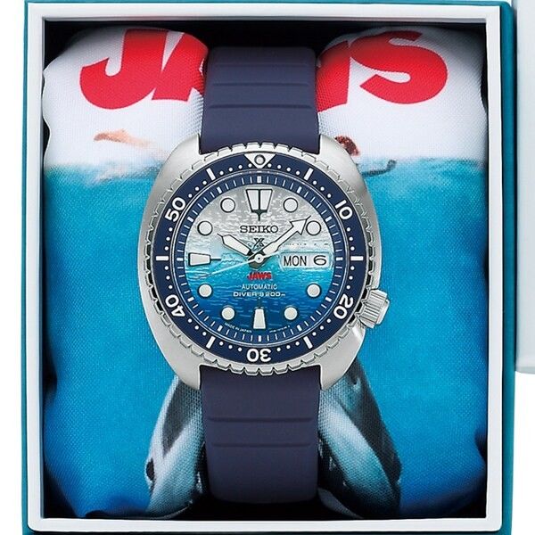 SEIKO Prospex JAWS 50th Anniversary Limited SBDY137 Men's Diver Scuba ...