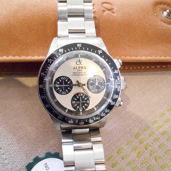 ~SOLD~ - ALPHA Paul Newman Chronograph | WatchCharts Marketplace