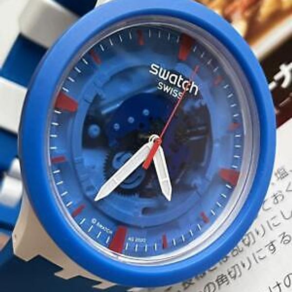 SWATCH NASA BIG BOLD BIOCERAMIC SPACE COLLECTION JUMPSUIT SB03Z100 No ...