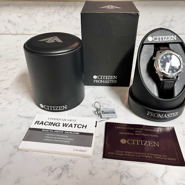 Citizen Promaster C460 Navitach World Time Ana-digi â PARTS WATCH, BOX ...
