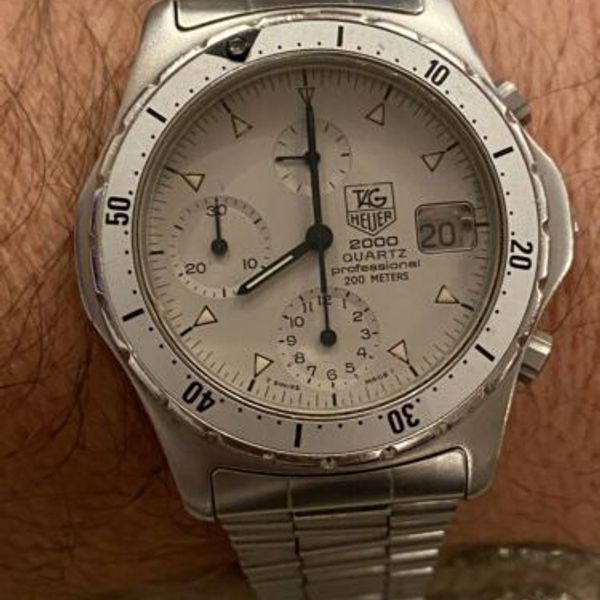 Vintage TAG Heuer 2000 Quartz Professional Chronograph Watch Ref 272 006-1 | WatchCharts Marketplace