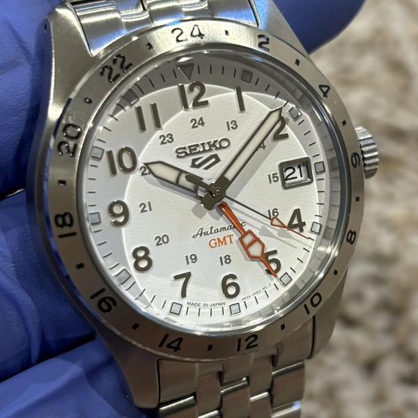 [WTS] Seiko 5 GMT SBSC009 White Dial JDM Model | WatchCharts Marketplace
