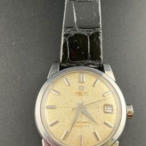 Omega Seamaster Calendar 2849 Cal 503 Men Automatic Watch Patina Dial ...