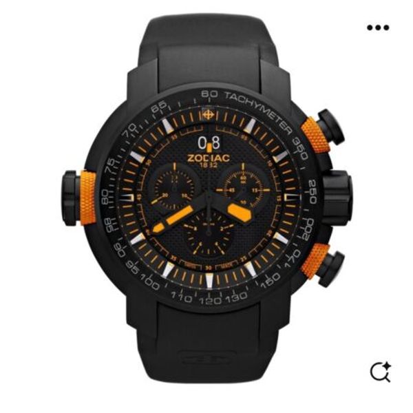 Zodiac ZMX Men's Z08558 Special Ops Stainless Steel Watch with Black ...
