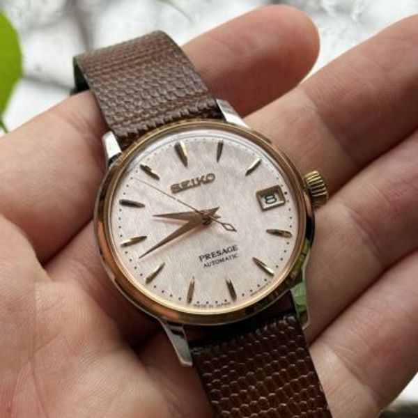 Seiko Presage Cocktail Time SRPF54 - 34mm Two-Tone Automatic Watch ...