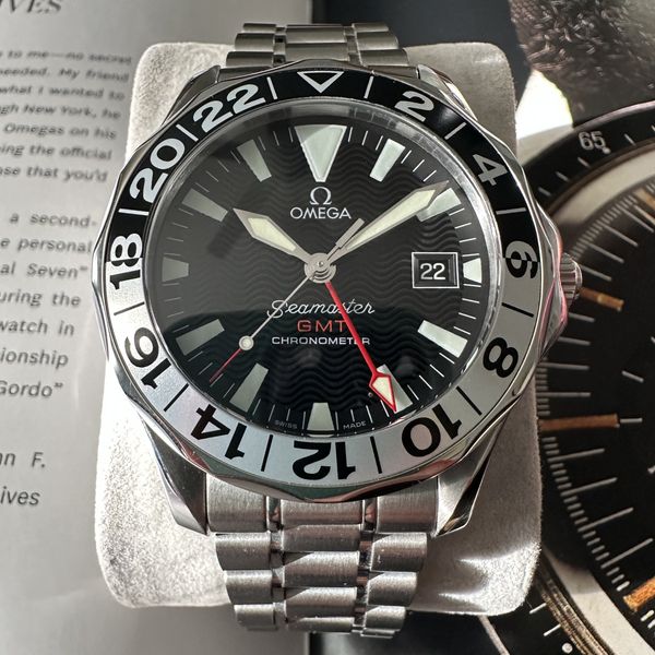 SOLD: Omega Seamaster GMT “50th Anniversary” 2534.50 | WatchCharts ...