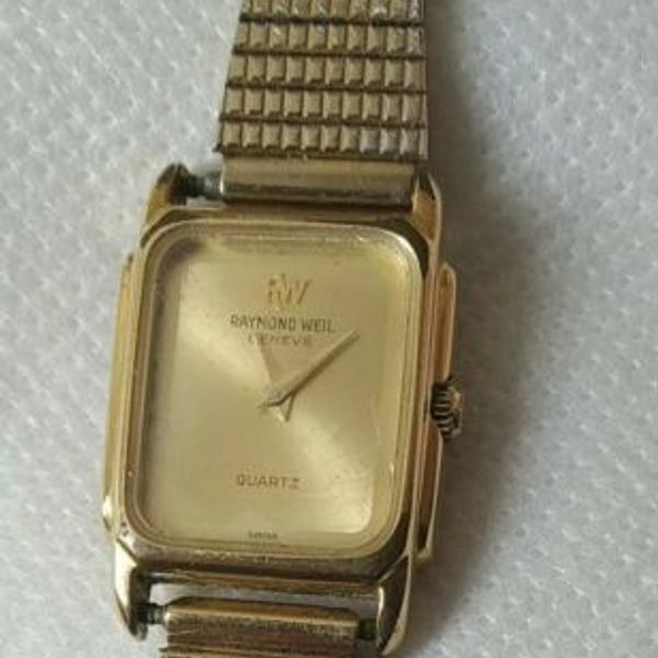 Raymond Weil Geneve 18k Gold Electroplated Ladies Quartz Swiss Watch ...