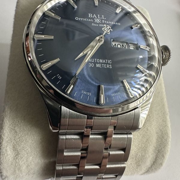Ball Watch NM2080D Trainmaster Eternity Automatic Blue | WatchCharts ...
