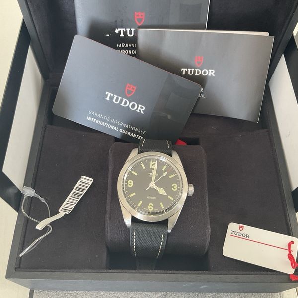 Tudor Ranger 39 With Black Hybrid Rubber Strap, Full Box And Papers ...